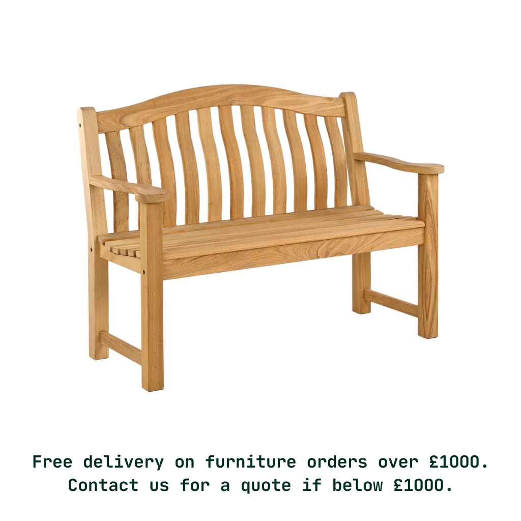 Roble Turnberry 4ft Garden Bench ? FSC Hardwood | MCD Garden Buildings
